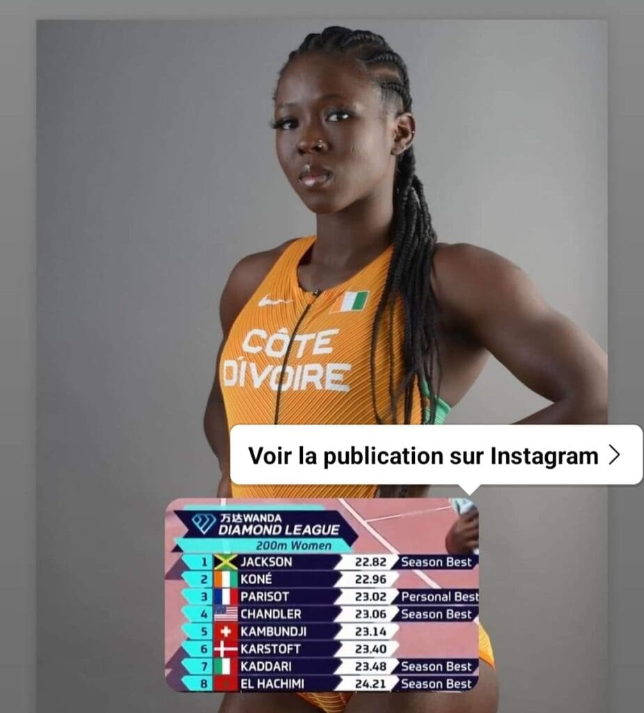 Diamond League Marrakech-Koné Maboundou: "Le vrai combat,ce sont les JO ...